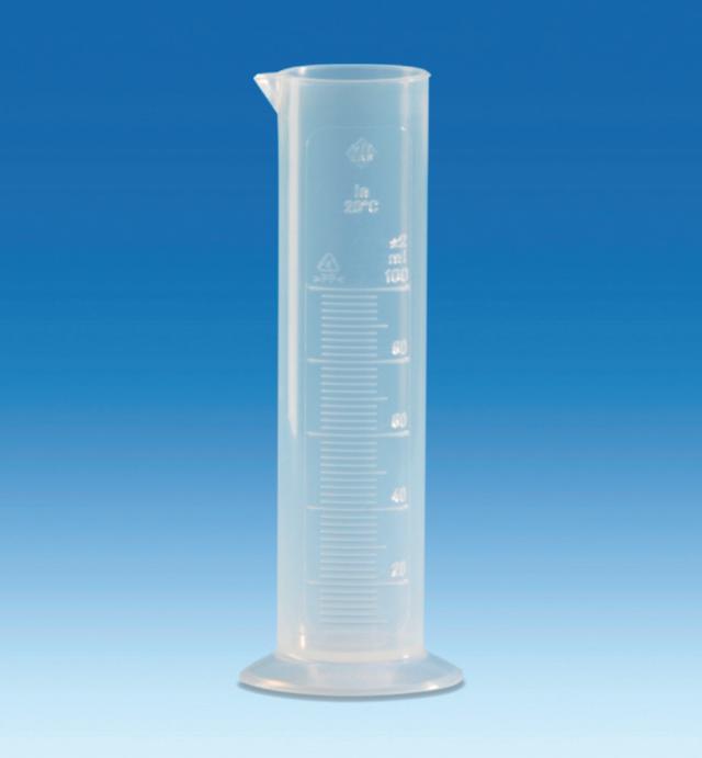 VITLAB Measuring Cylinder, Low Form, 25 mL, PP – Chemical Resistant & Autoclavable | LabFriend ...