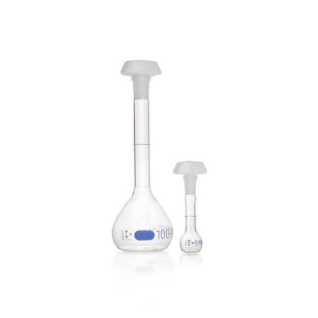 DWK DURAN DURAN Volumetric Flask 2000 ml, Class A, Blue Graduation ...