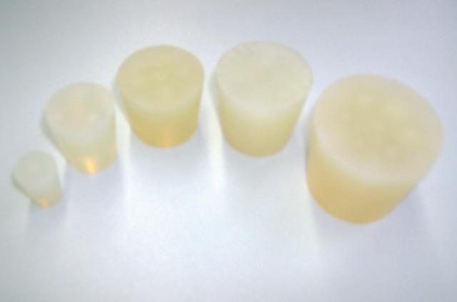 Deutsch & Neumann Silicone Stopper 3.5 x 6.5 x 15 mm Transparent VMQ ...