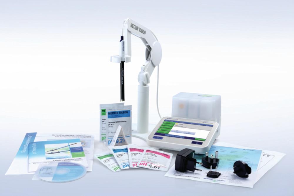 Mettler-Toledo SevenExcellence pH/mV Meter S400 Biotechnology Kit with ...