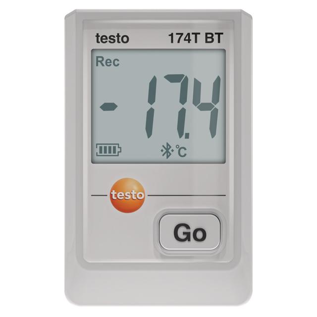 Testo Mini Temperature Data Logger 174 T BT Bluetooth Mobile App White ...