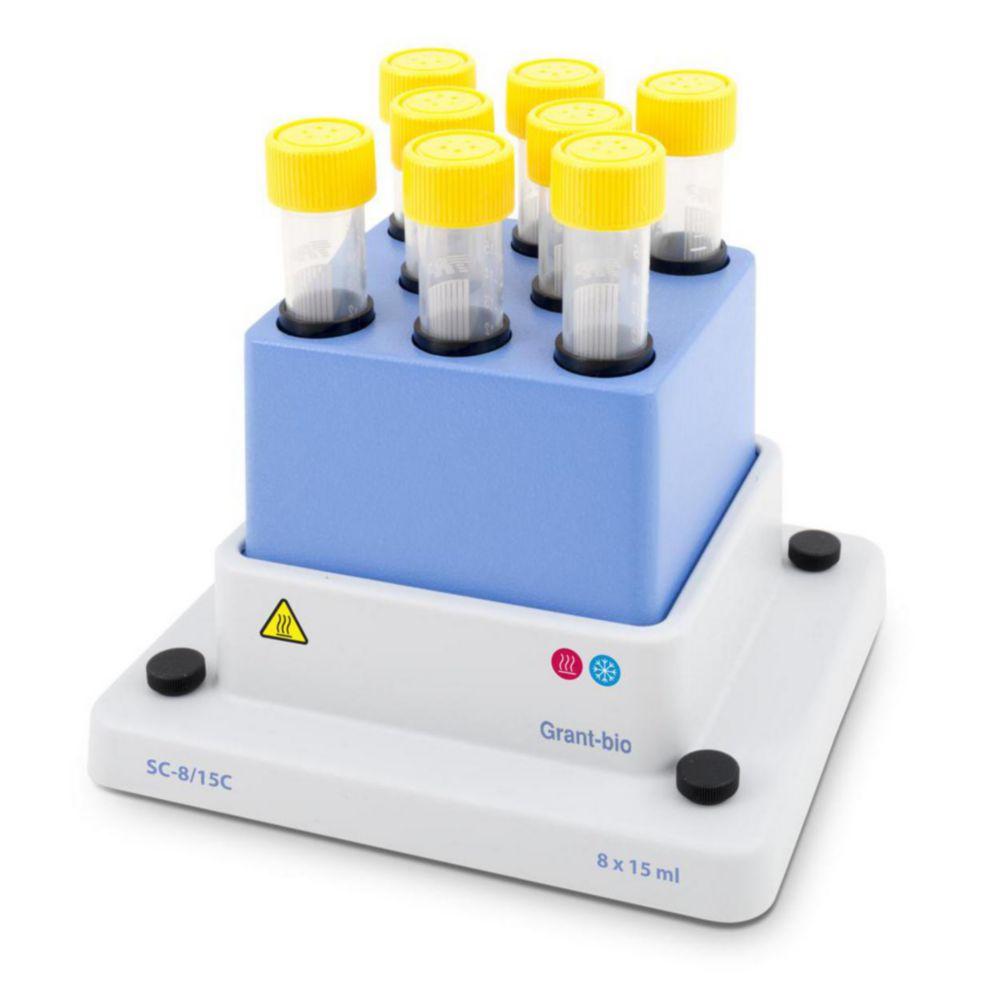 Grant Heating/Cooling Block for PCM/TPCM Plus for 8x 15 ml Conical ...