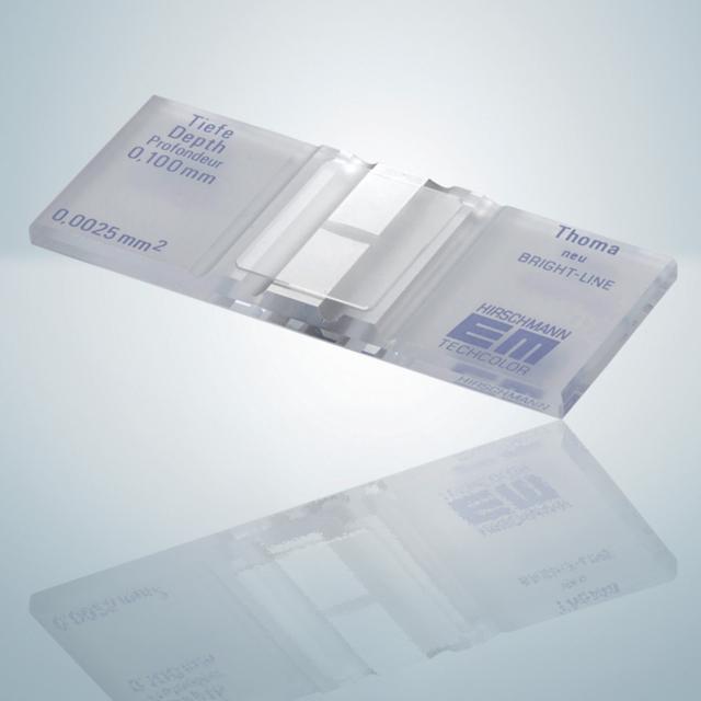 Hirschmann Counting Chamber After Thoma 0.1 mm, With Clamps | LabFriend ...