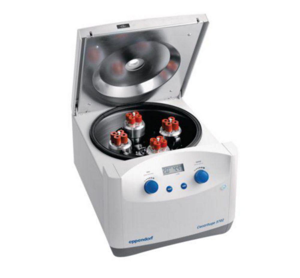 Eppendorf Centrifuge 5702 G incl. Rotor A-4-38 and 15/50mL Adapters ...