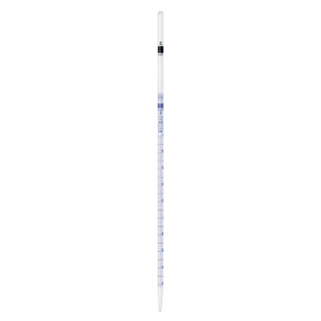 Hirschmann Vol. Pipet 2:0.1 ml, AS, Blue Graduated, Zero Below ...