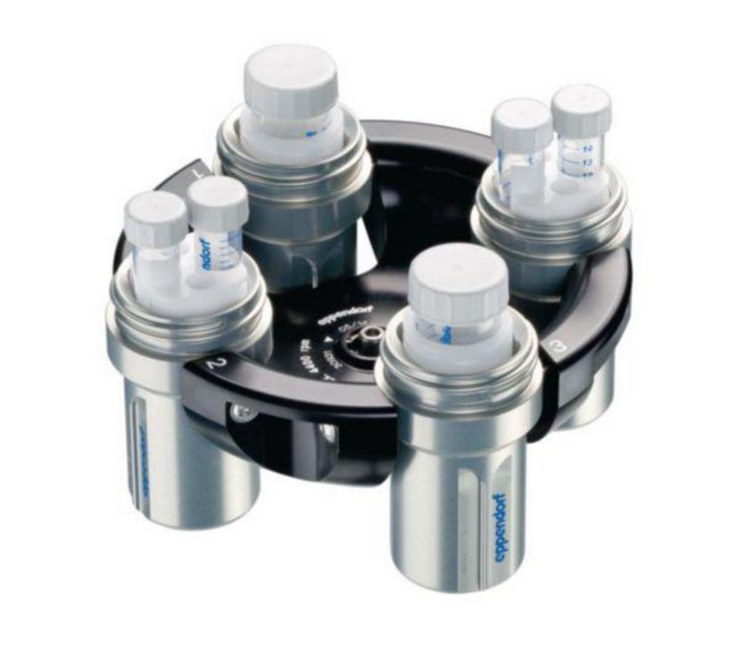 Eppendorf Swing-out Rotor A-4-38 with 4x 85 mL Round Bottom Buckets ...