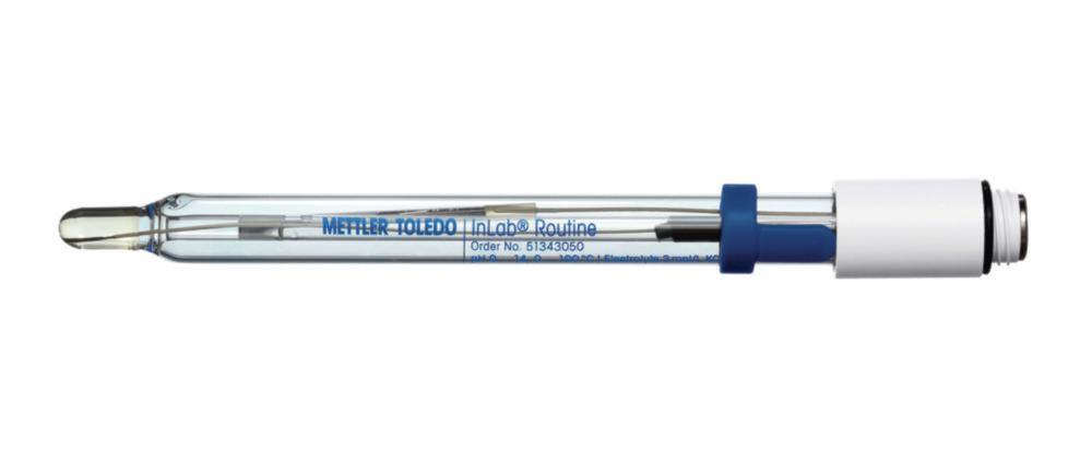 Mettler-Toledo pH Electrode InLab Routine, Body Length: 120 mm ...