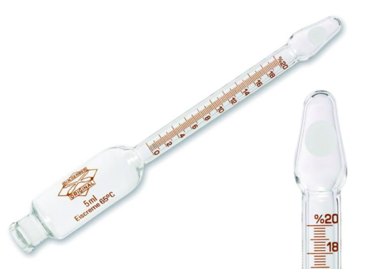 Gerber Ice-cream Butyrometer Köhler Measuring Method 0-20%:0.2 F ...
