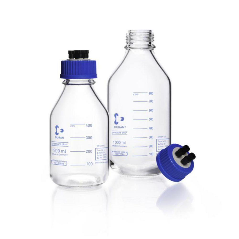 DWK Duran Laboratory Bottle, 500ml, HPLC GL 45, PP, 4-Port Screw Cap | LabFriend Australia